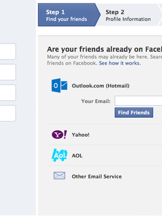 Guide de démarrage : Trouver des contacts grâce à Facebook