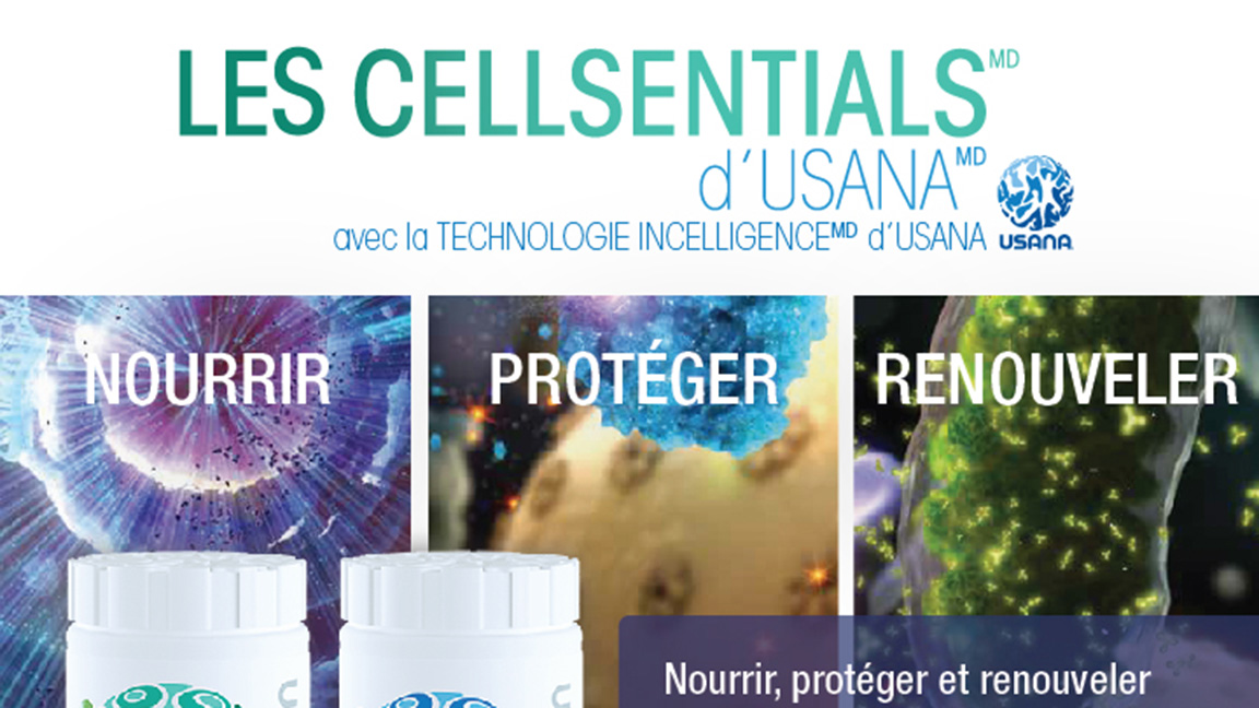 Ressource infographique : Les CellSentials d’USANA - What's Up, USANA?
