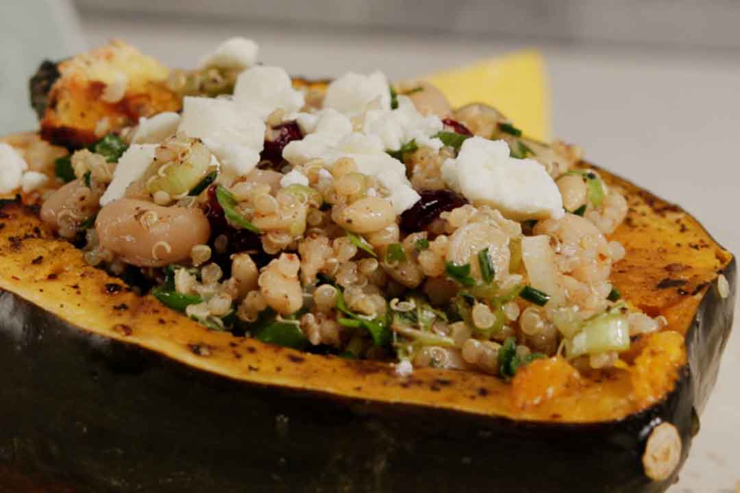 Mediterranean Stuffed Acorn Squash - What's Up, USANA?